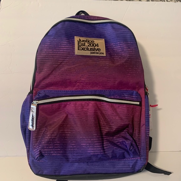 Justice | Accessories | Justice Girls Backpack Bookbag Hombre Purple ...